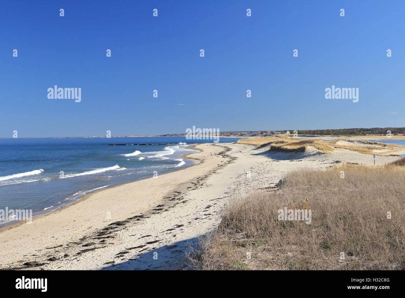 Atlantic Ocean Beach near Sandwich Cape Cod MA USA Stock Photo - Alamy