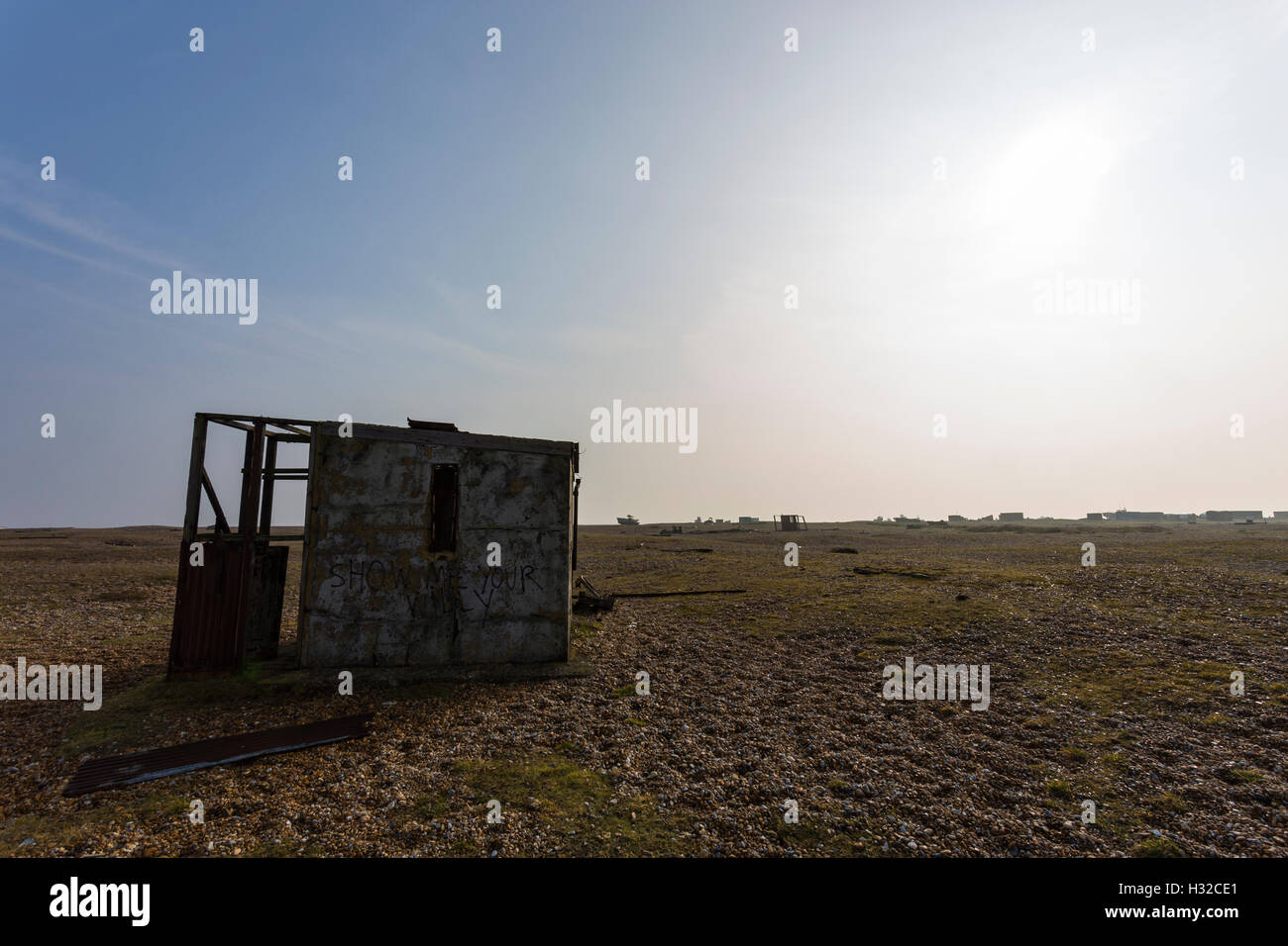 Fishing Shack at Dungeness, Romney Marsh, England, United Kingdom Stock ...
