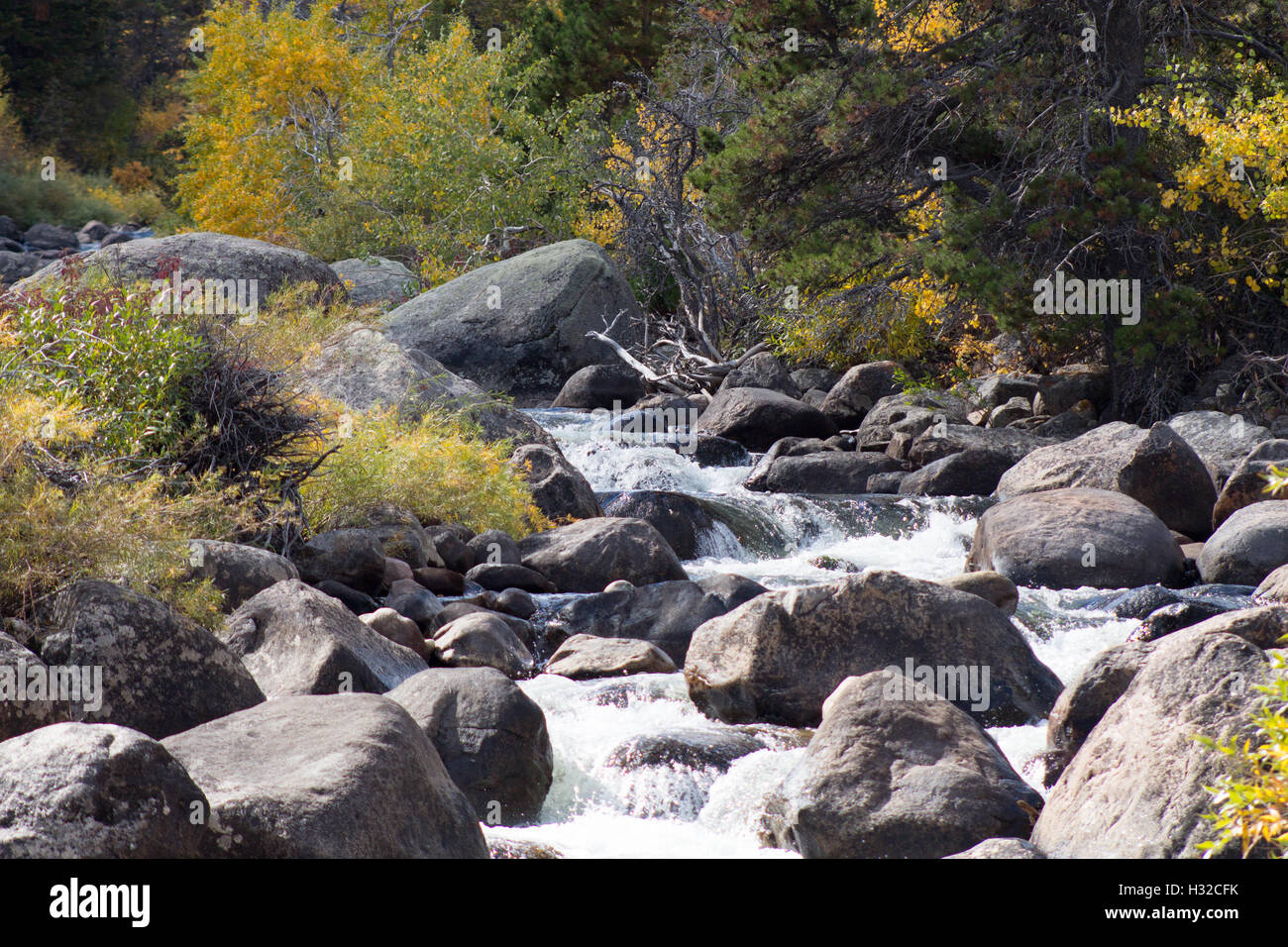 Sinks canyon waterfall Stock Photo - Alamy