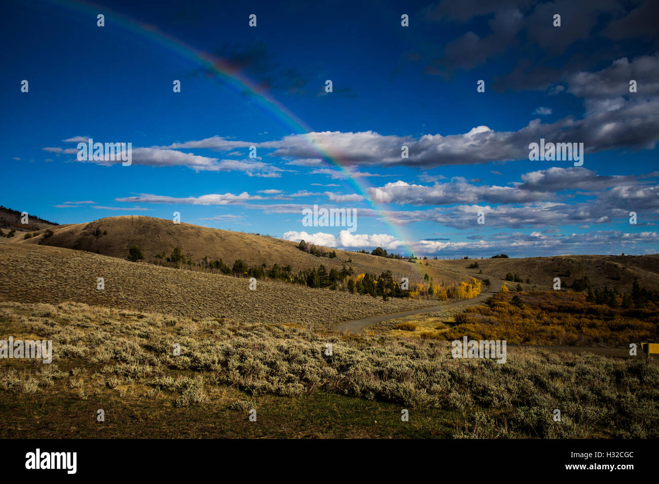 A fall Rainbow Stock Photo - Alamy