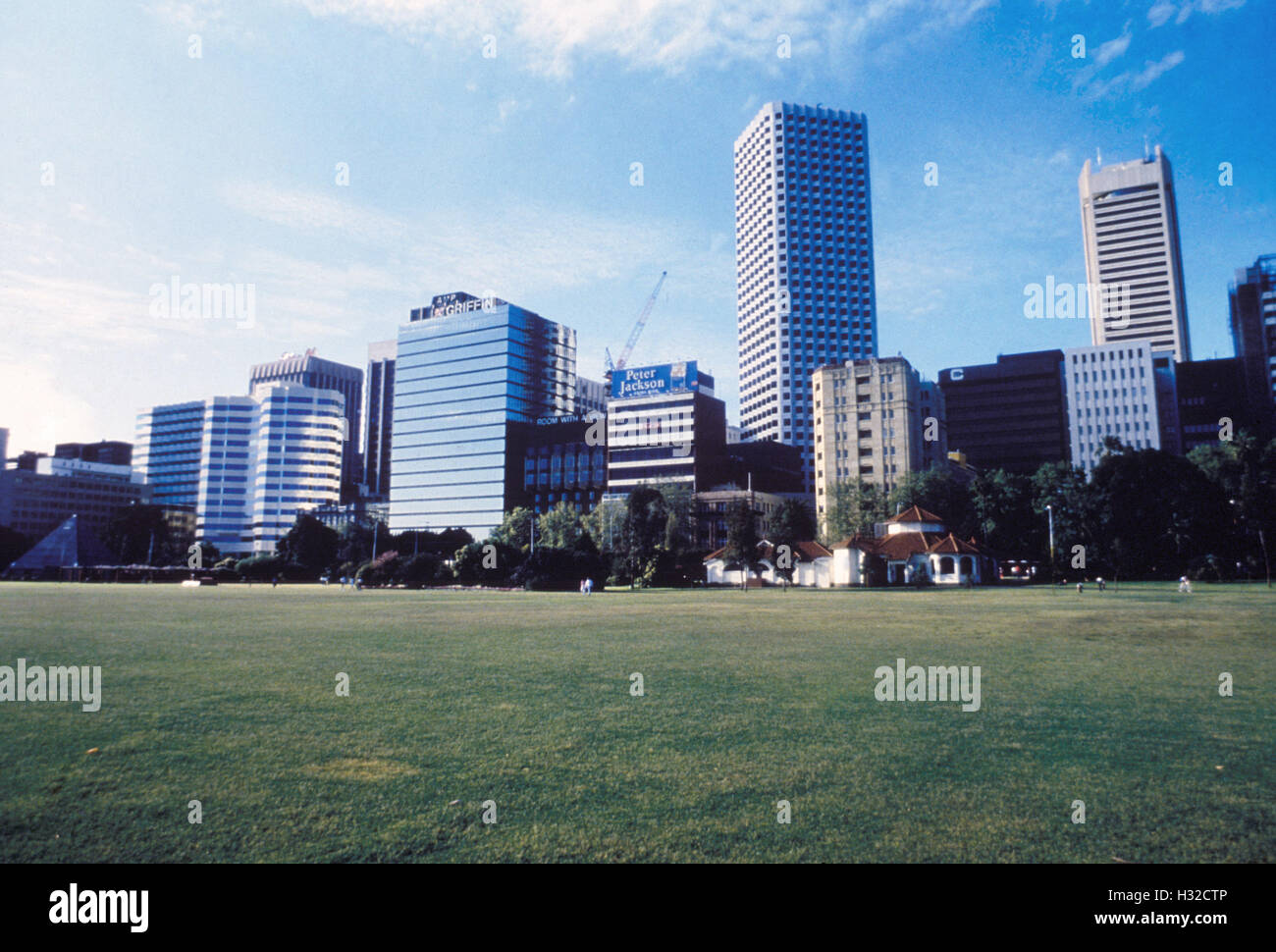A view of the Perth skyline circa 1986 Stock Photo - Alamy