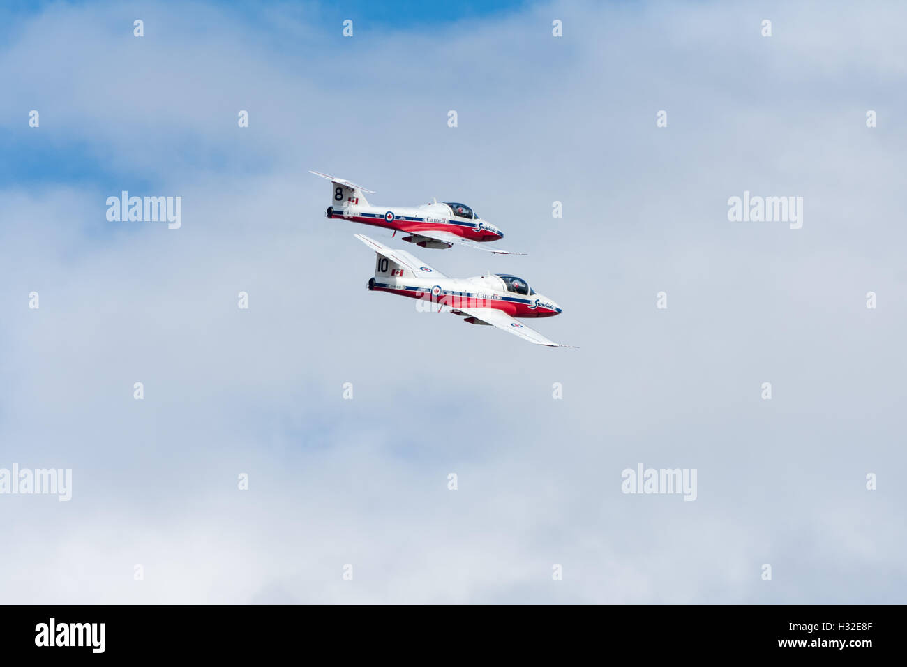 Canada snowbirds jet formation hi-res stock photography and images - Alamy