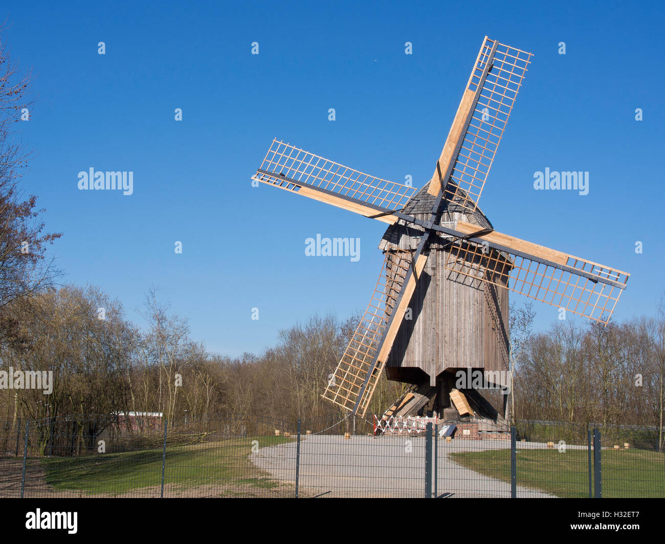 windmill in germany Stock Photo - Alamy