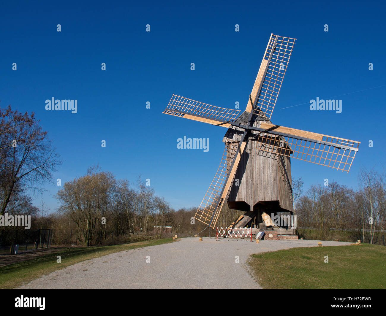 windmill in germany Stock Photo - Alamy
