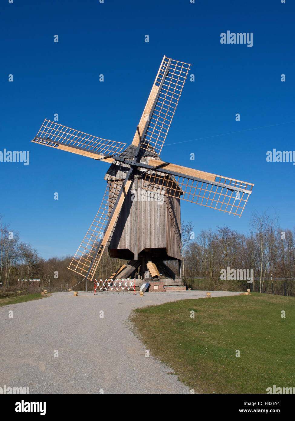 windmill in germany Stock Photo - Alamy