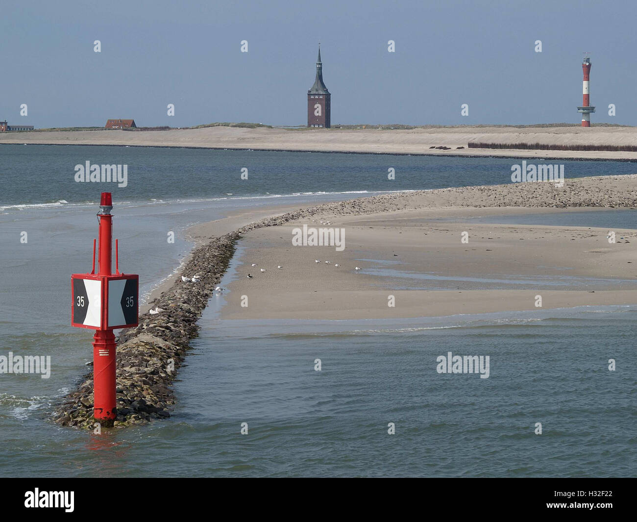 the german island of wangerooge Stock Photo - Alamy