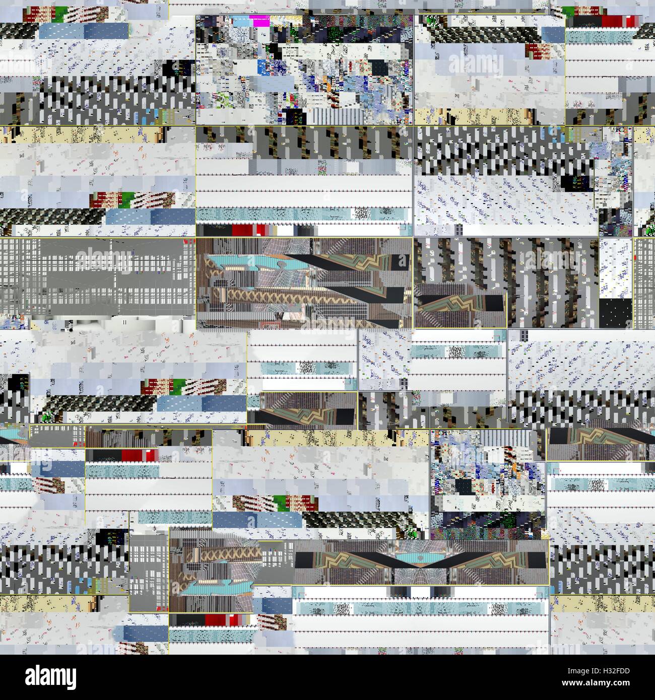 Seamless glitch background for 3D objects Stock Photo - Alamy