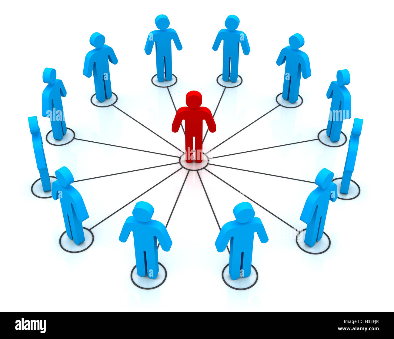people network connections 3d illustration Stock Photo - Alamy