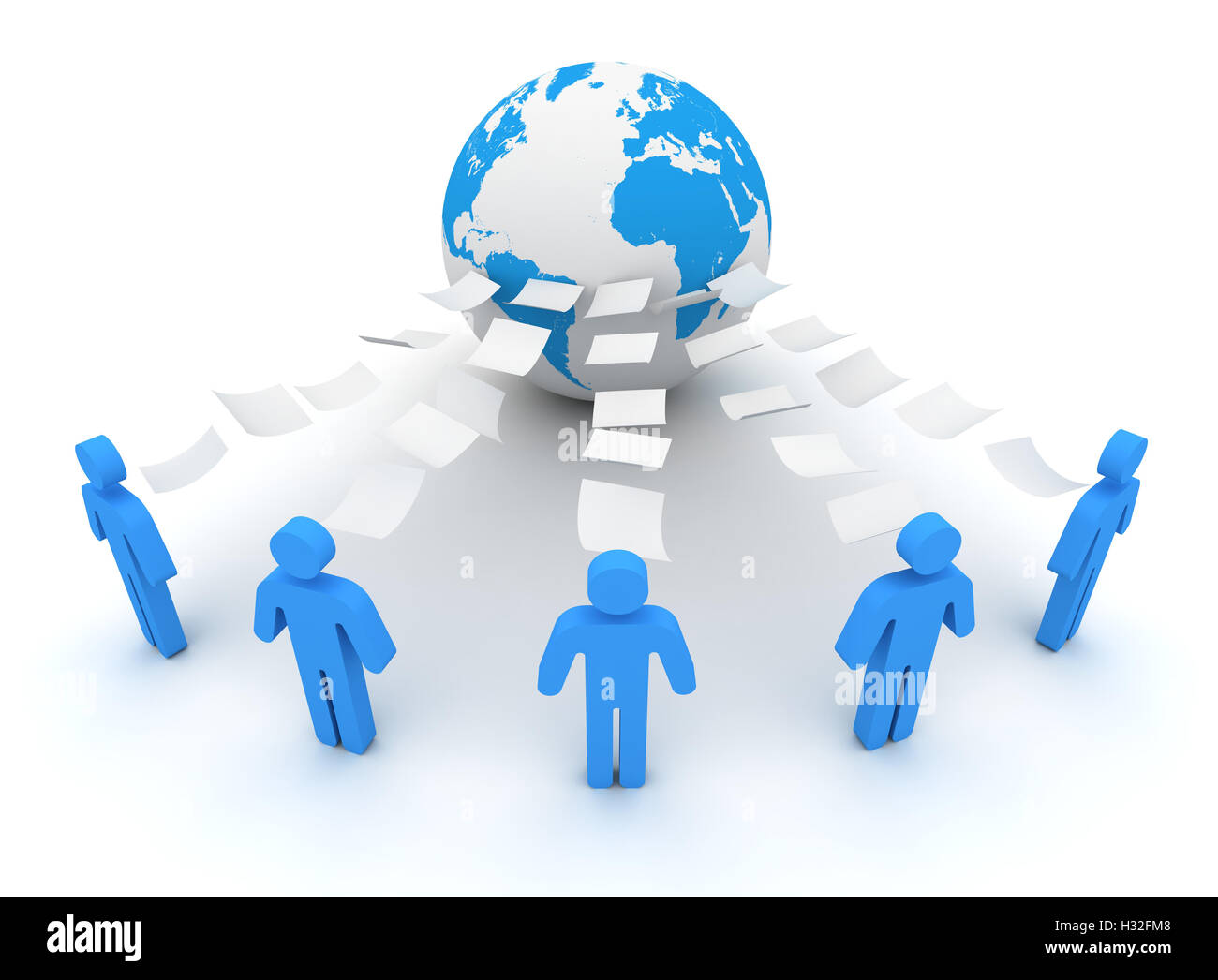 Email sign 3d globe hi-res stock photography and images - Alamy