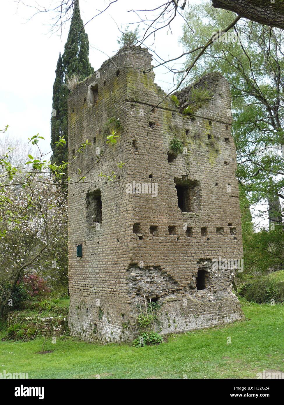 The Garden of Ninfa is a natural monument of the Italian Republic ...