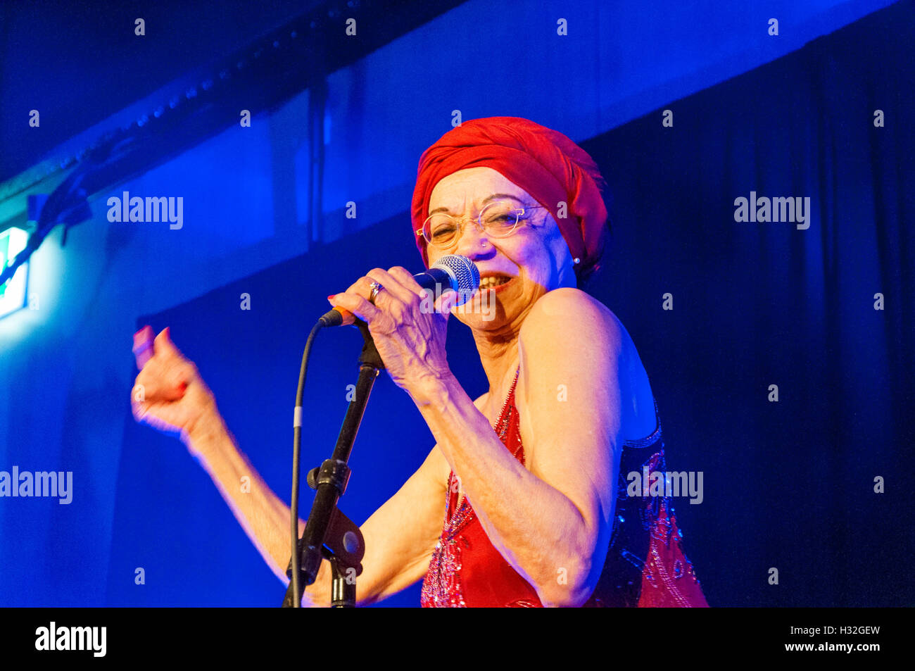 Othella Dallas performing at the AAL Forum 2016, St. Gallen ...