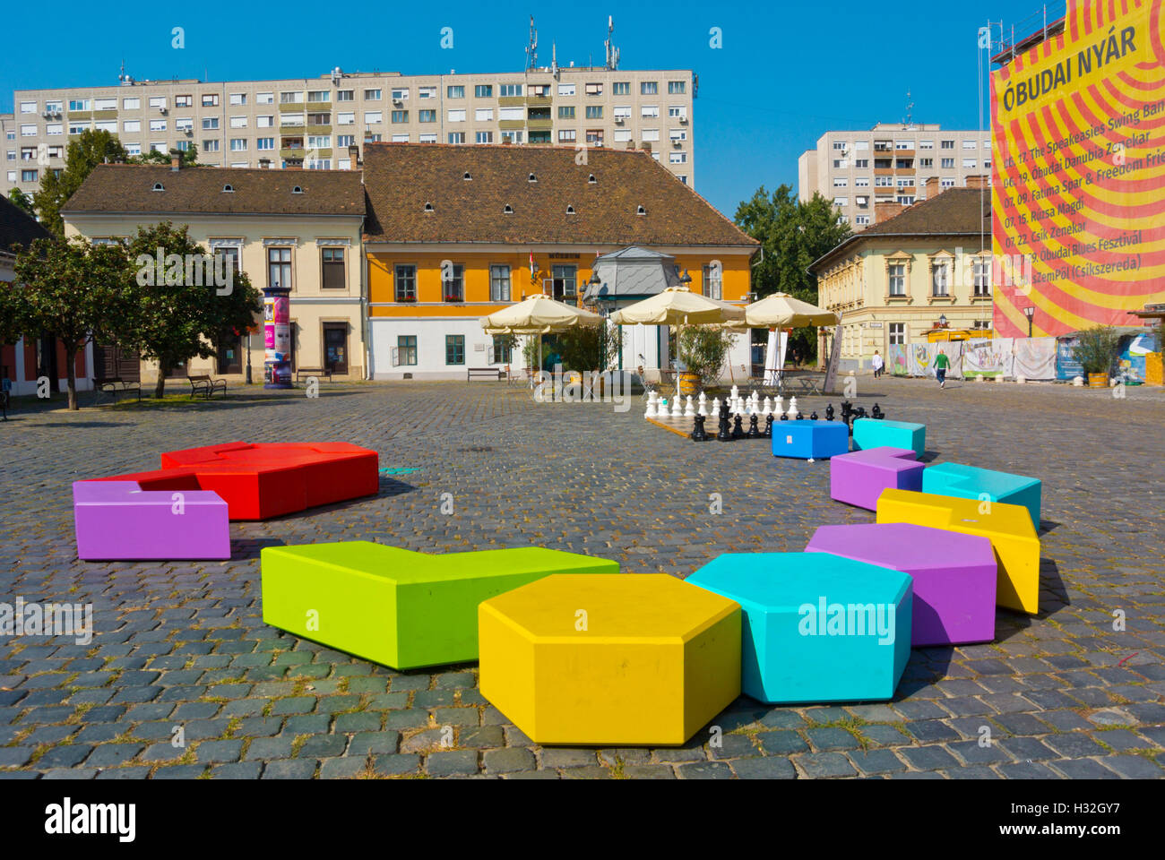 Budapest fo ter main square hi-res stock photography and images - Alamy