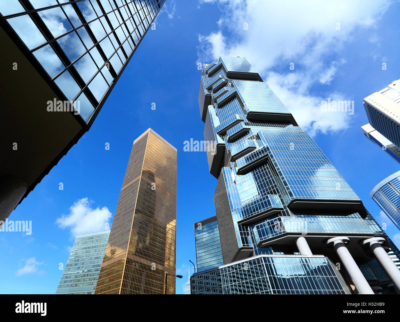 Corporate building to sky Stock Photo - Alamy