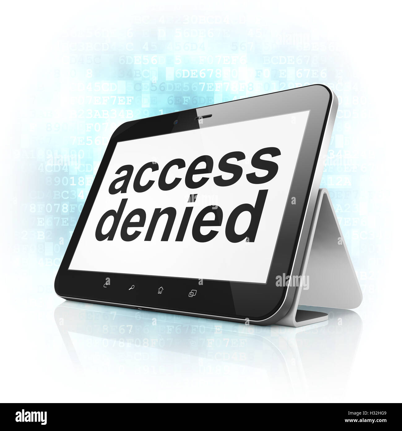 Protection concept: Access Denied on tablet pc computer Stock Photo - Alamy