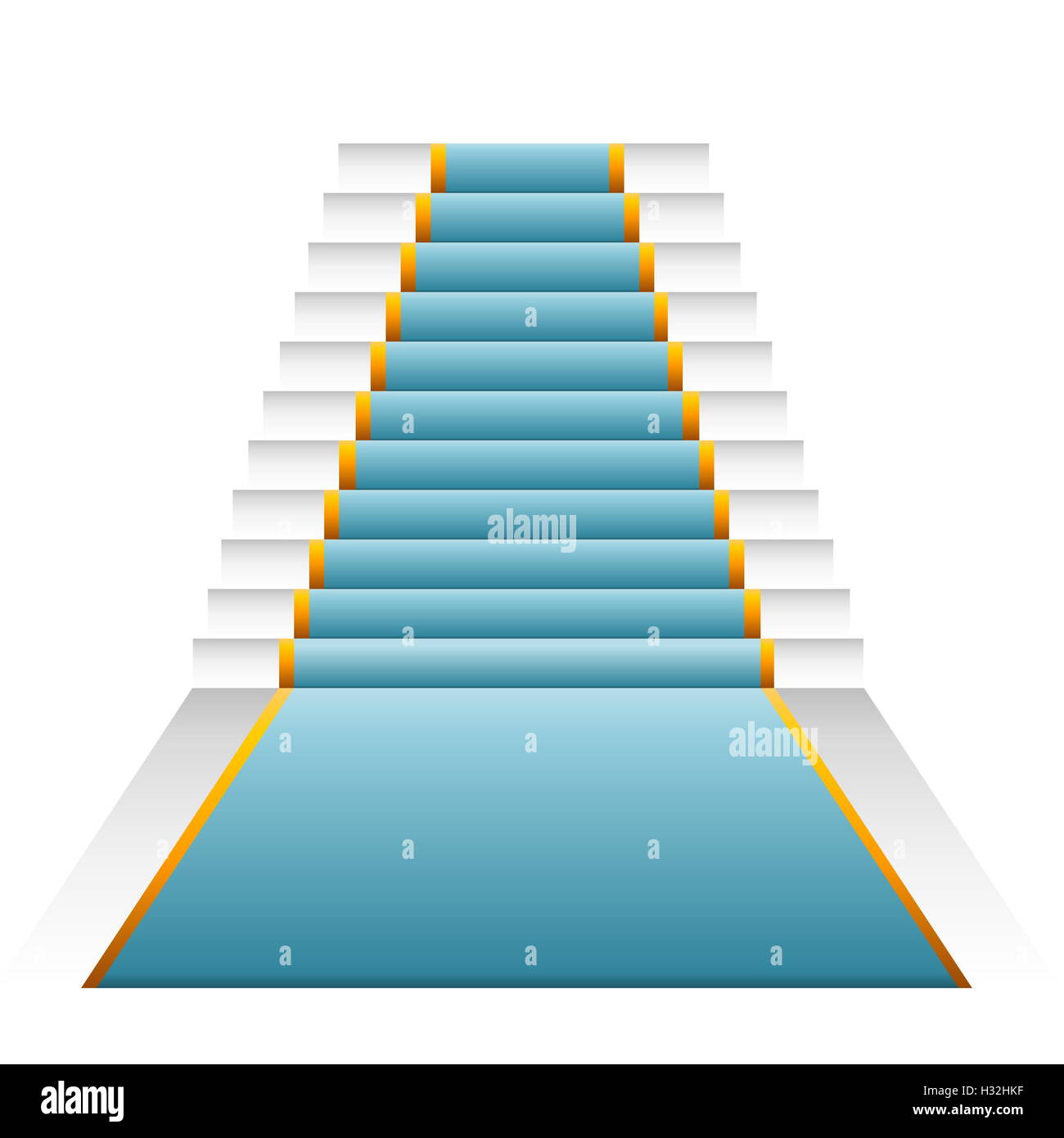 Stairs blue Cut Out Stock Images & Pictures - Alamy