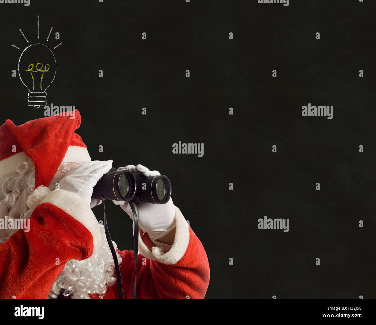 Father Christmas Business Strategy idea Stock Photo - Alamy