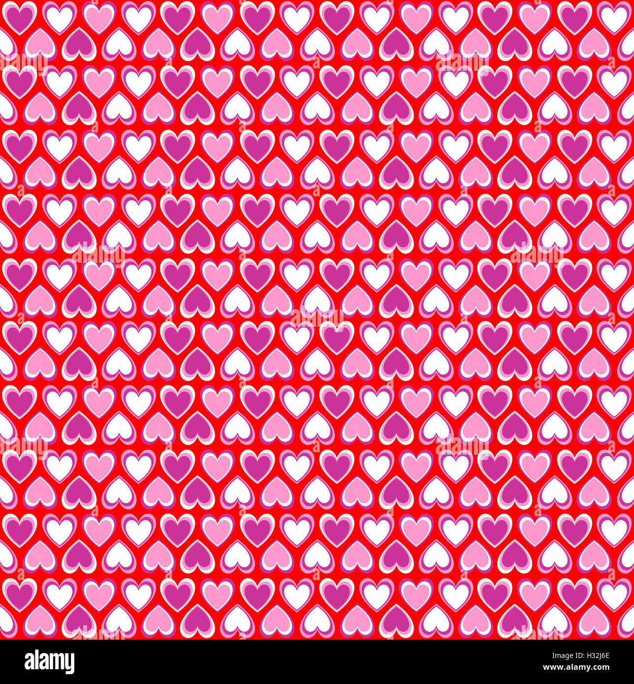 Hearts seamless pattern Stock Photo - Alamy