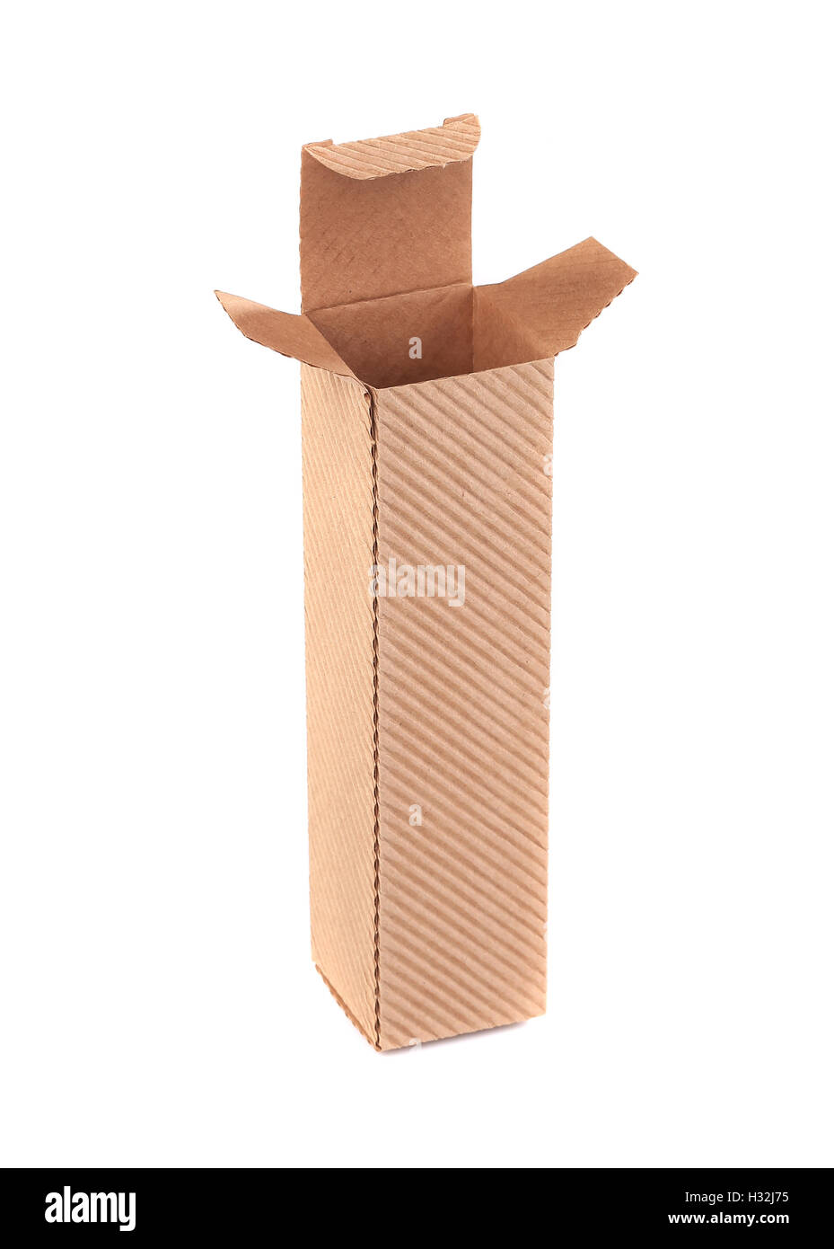 Opened cardboard box Stock Photo - Alamy