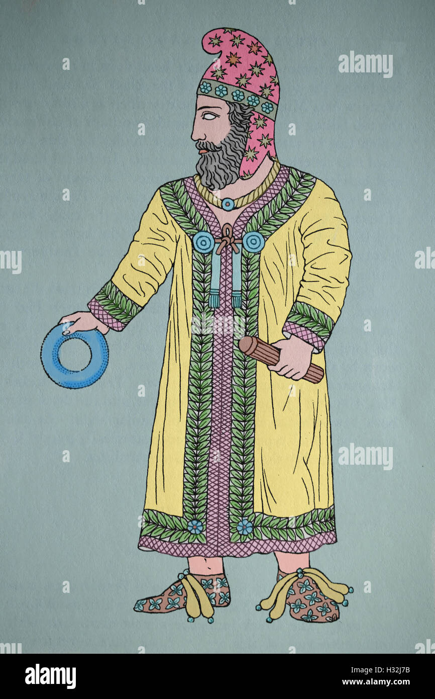 Old Persia. Seleucids. Costumes. Hellenistic state. 312 BC-63 BC. Man ...