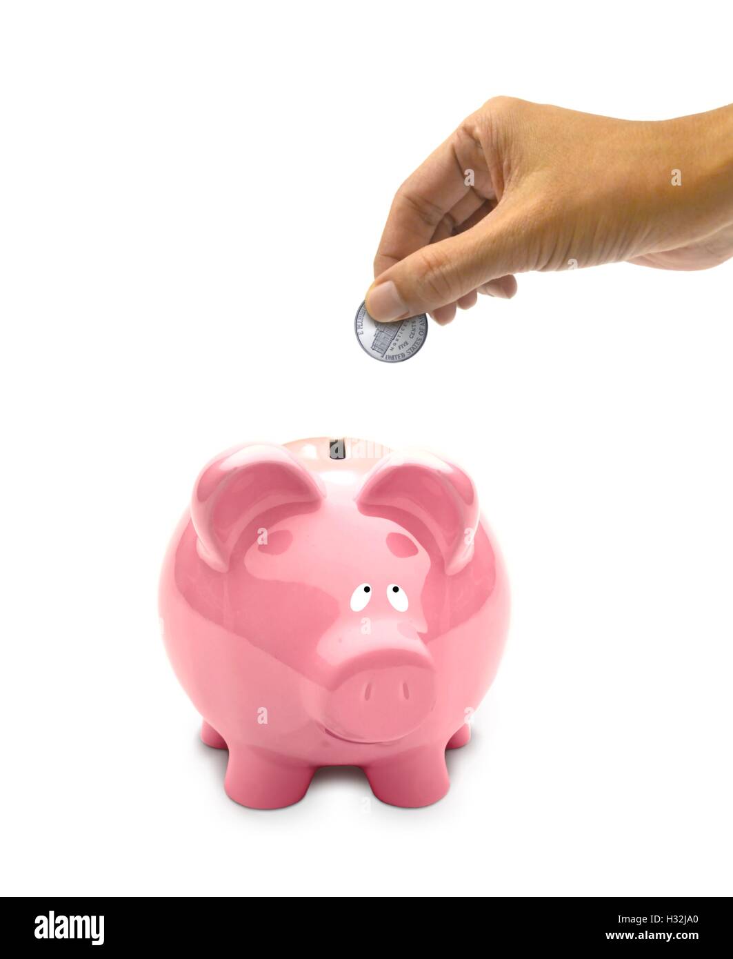 Hand and coin hi-res stock photography and images - Alamy