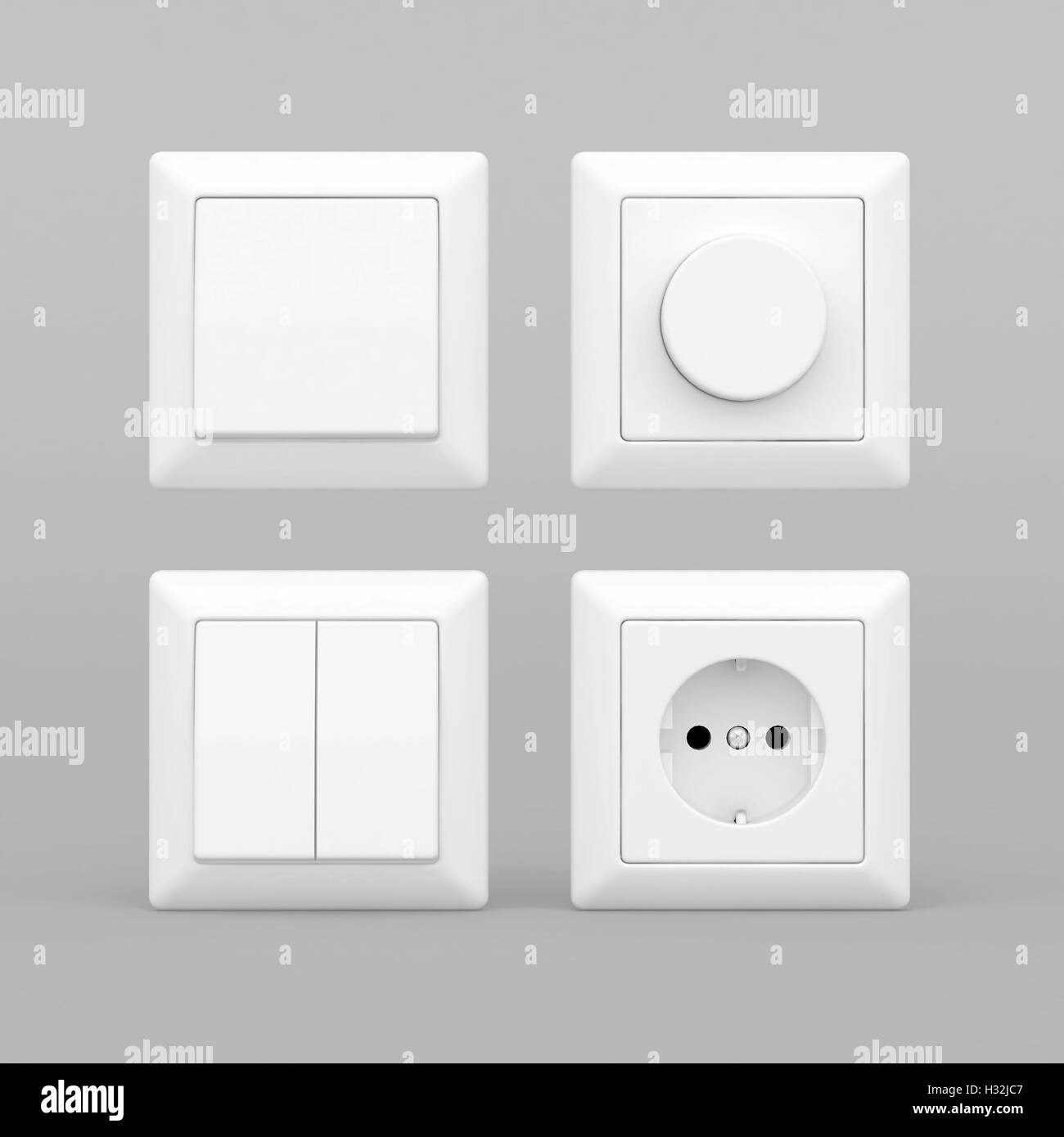 switches and sockets Stock Photo - Alamy