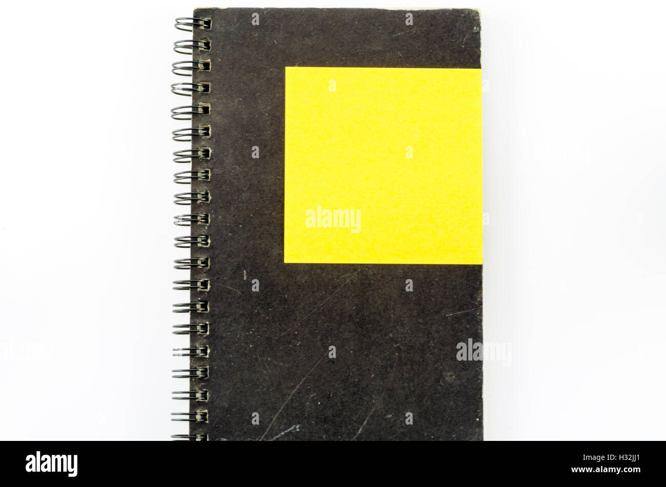 notebook and post it Stock Photo - Alamy