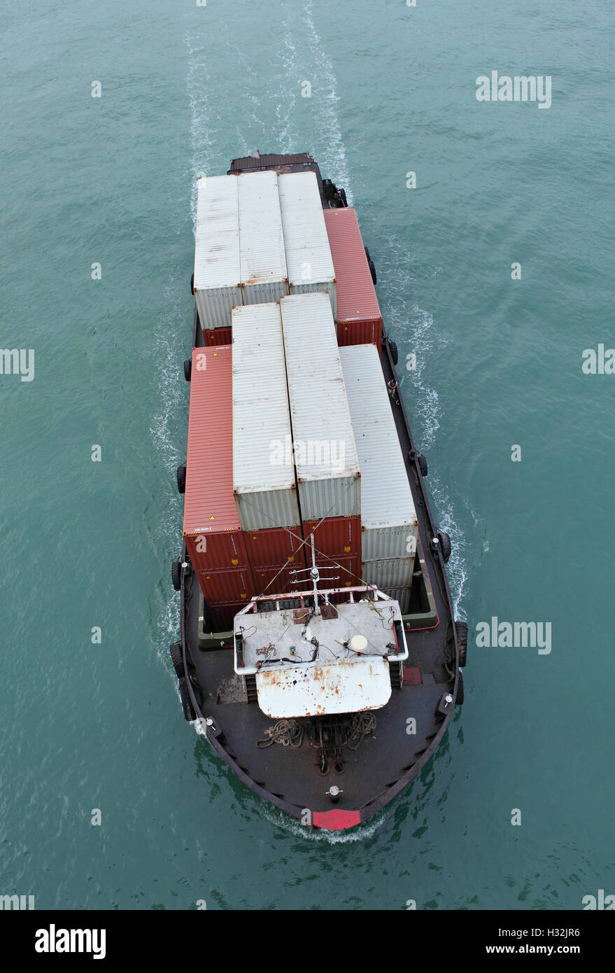 Cargo ship front view hi-res stock photography and images - Alamy
