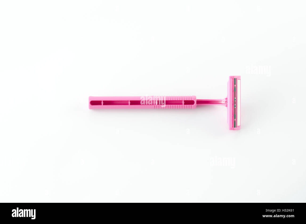 pink disposable shaving Stock Photo - Alamy