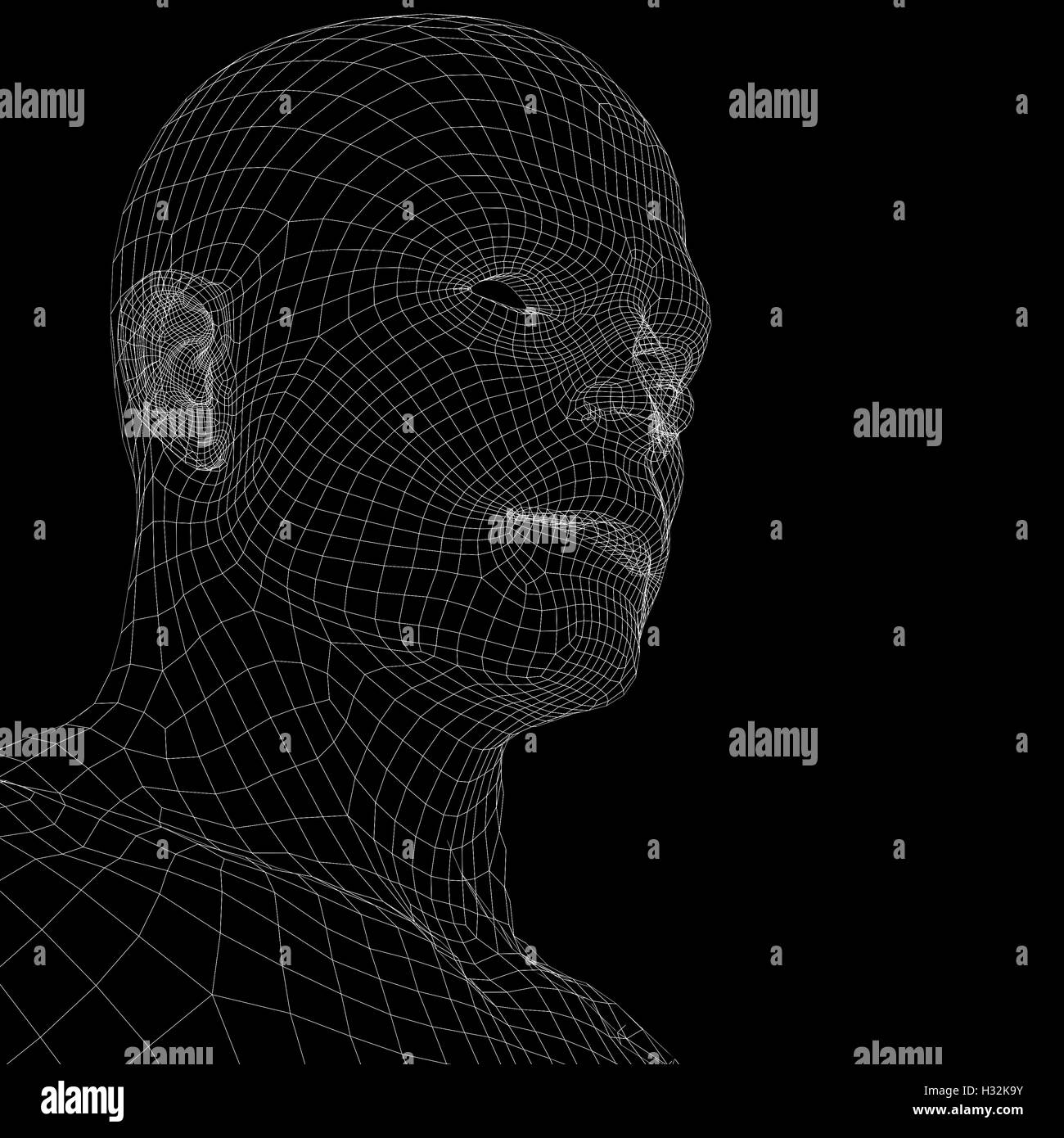 Wire frame human hi-res stock photography and images - Alamy