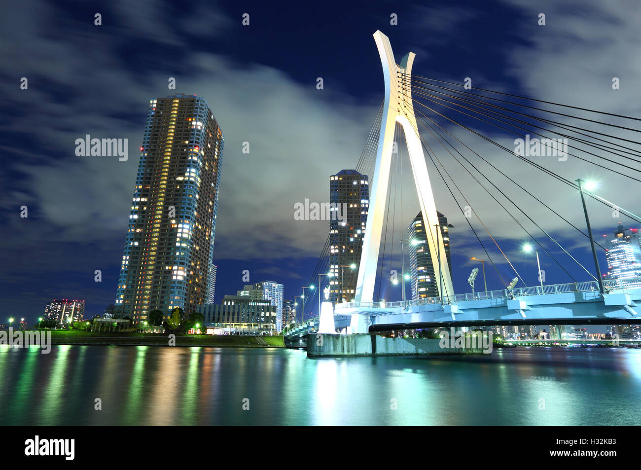 Tsukishima in Japan Stock Photo - Alamy