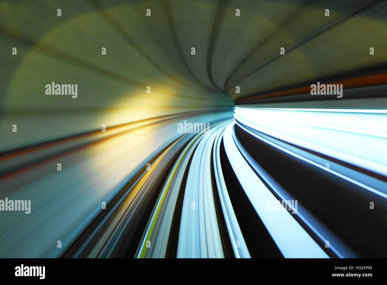 Moving through subway tunnel hi-res stock photography and images - Alamy