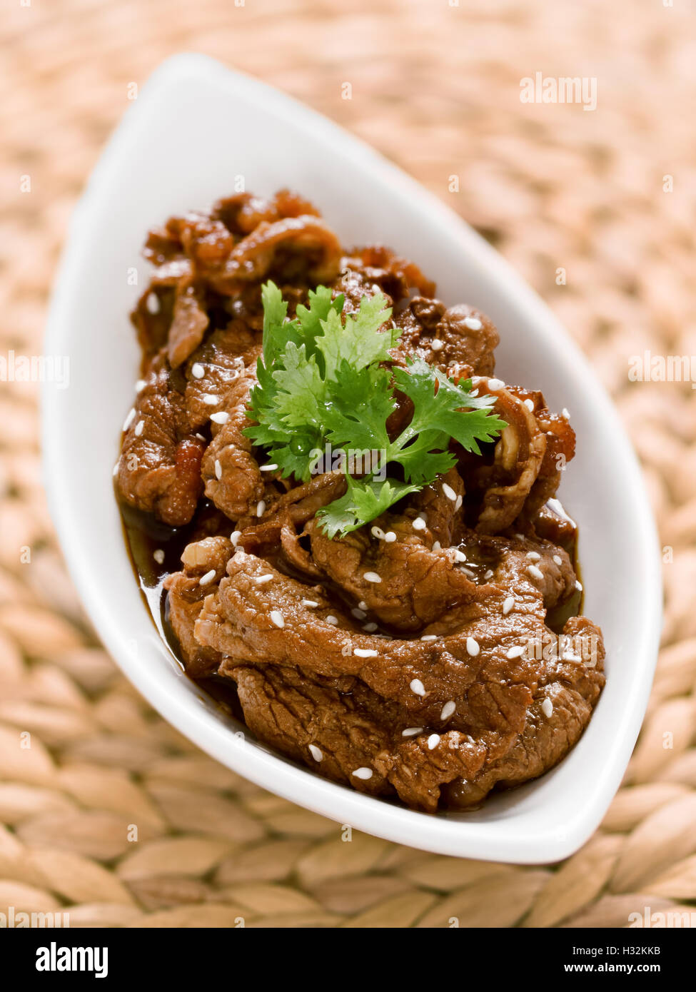 korean grilled bulgogi beef Stock Photo - Alamy