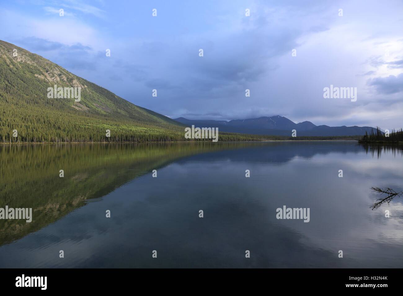 Lake reflection BC Stock Photo - Alamy
