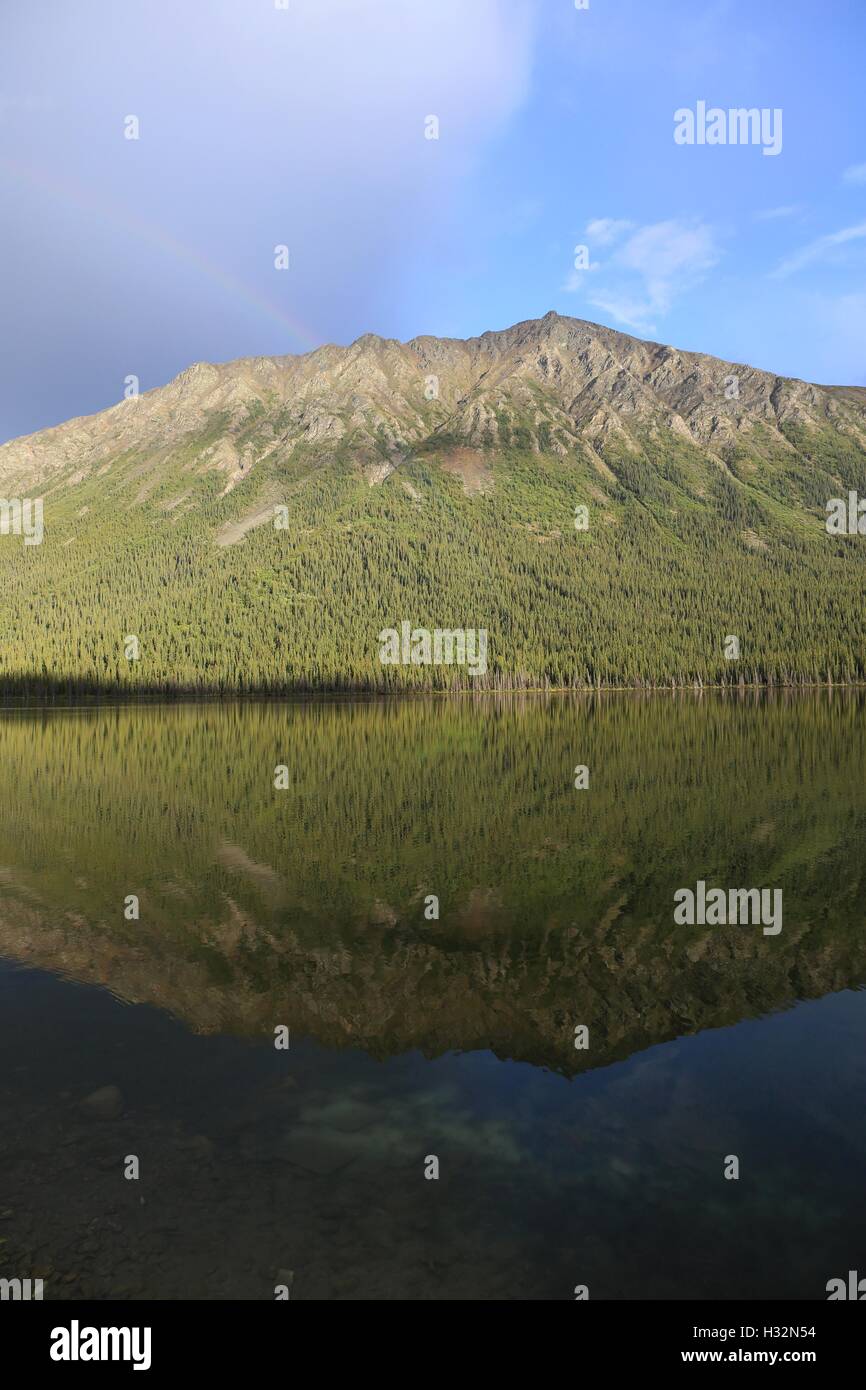 Lake reflection BC Stock Photo - Alamy