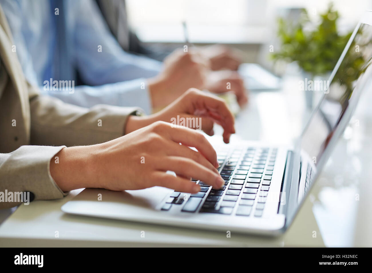 Working with information hi-res stock photography and images - Alamy