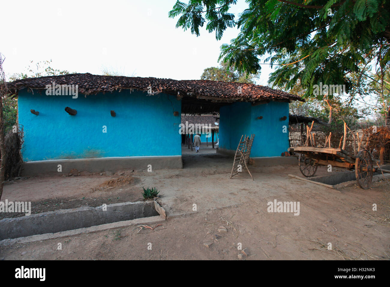 Tribal huse, PRADHAN TRIBE, Pradhanbori Village, Kalamb Taluka ...