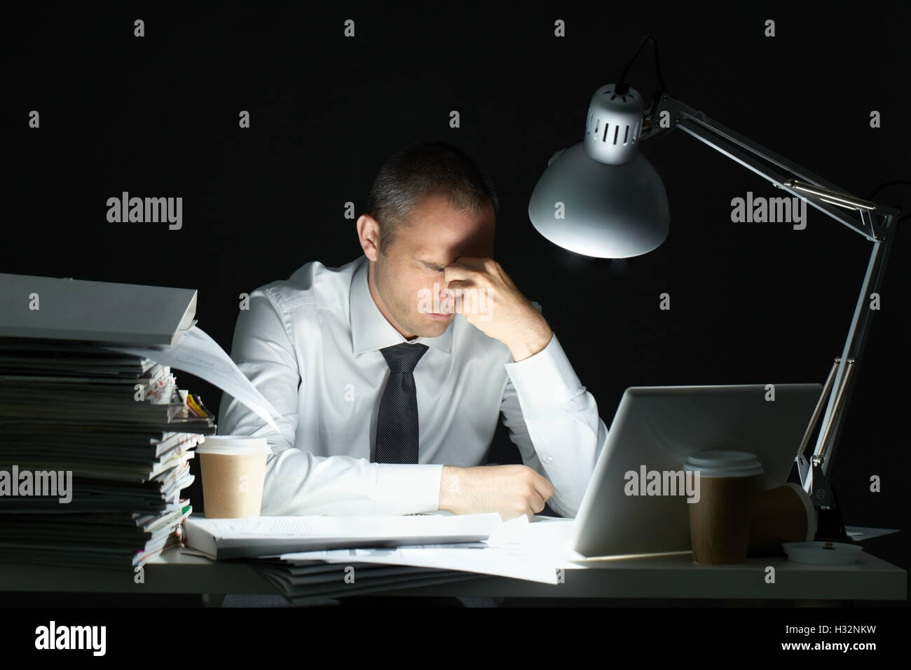 Overloaded with work Stock Photo - Alamy