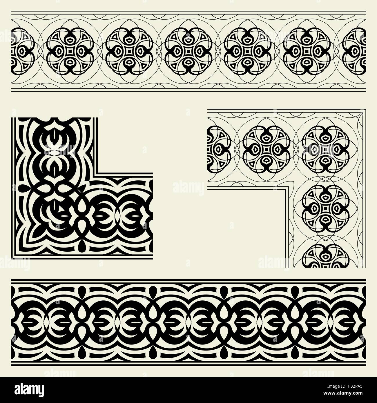 Corners and borders Stock Vector Image & Art - Alamy