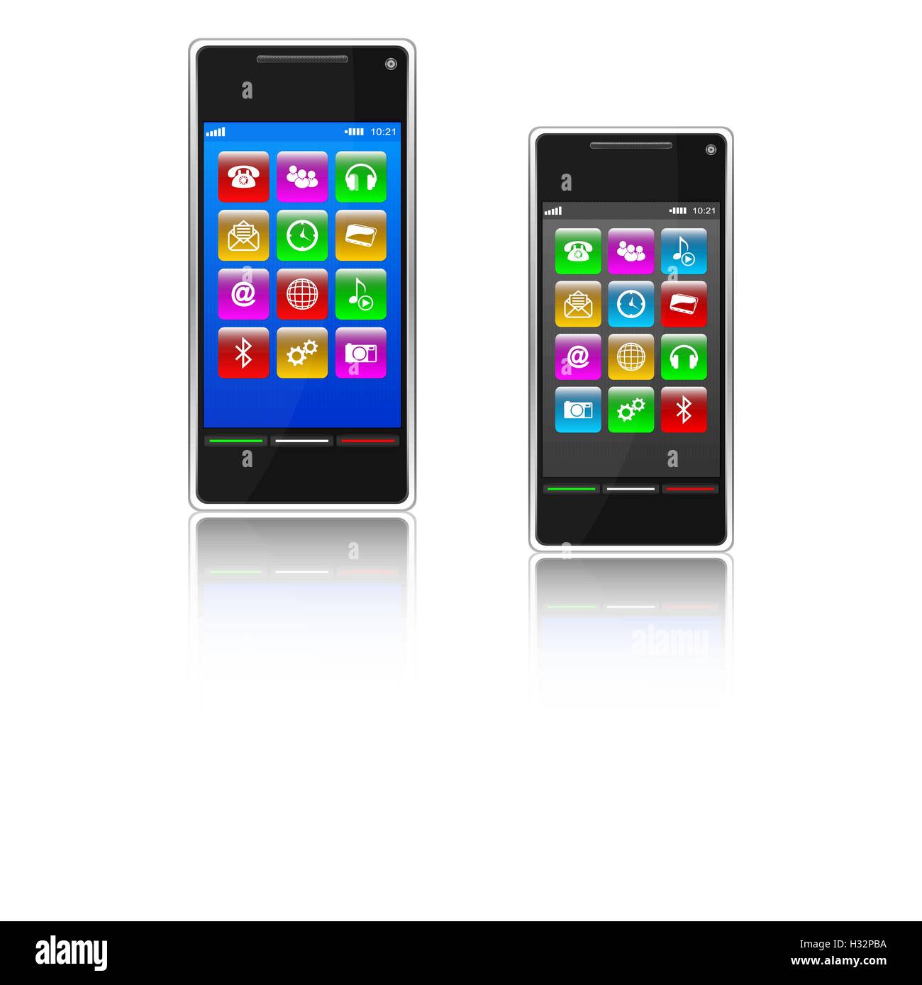 Mobilephone vector vectors hi-res stock photography and images - Alamy