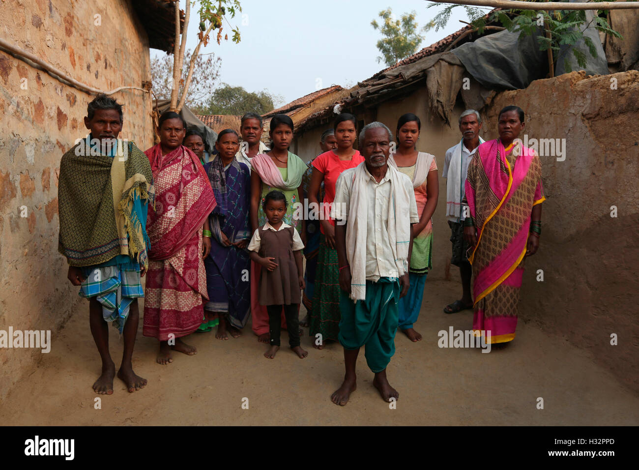 SAWAR TRIBE, People in leisure time, Khairmal Village, Saraipali Tahsil ...