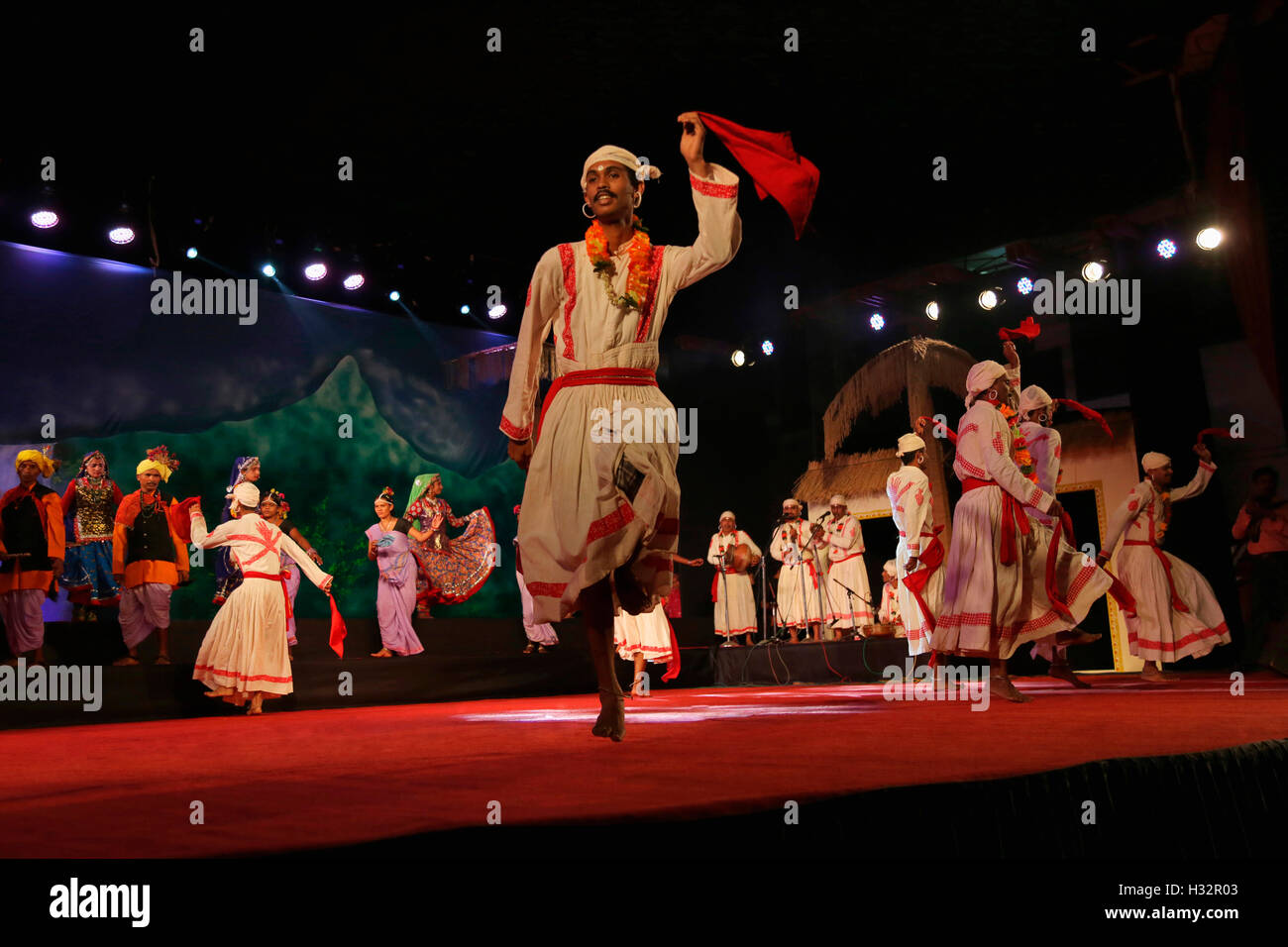 Dhangari Gaja Dance, Goa, India Stock Photo - Alamy