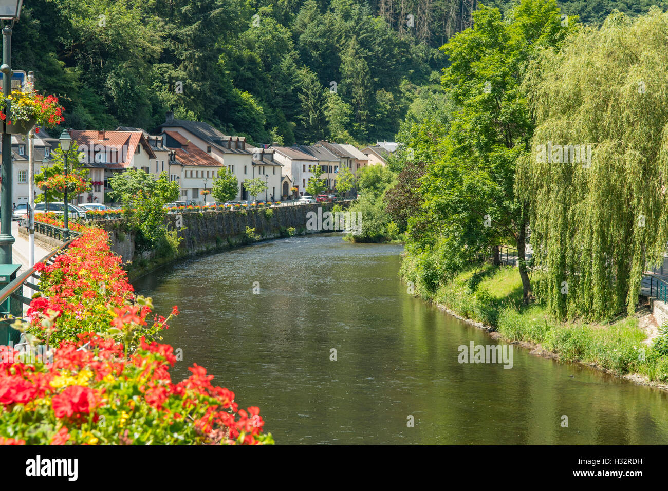 River Our, Vianden, Luxembourg Stock Photo - Alamy