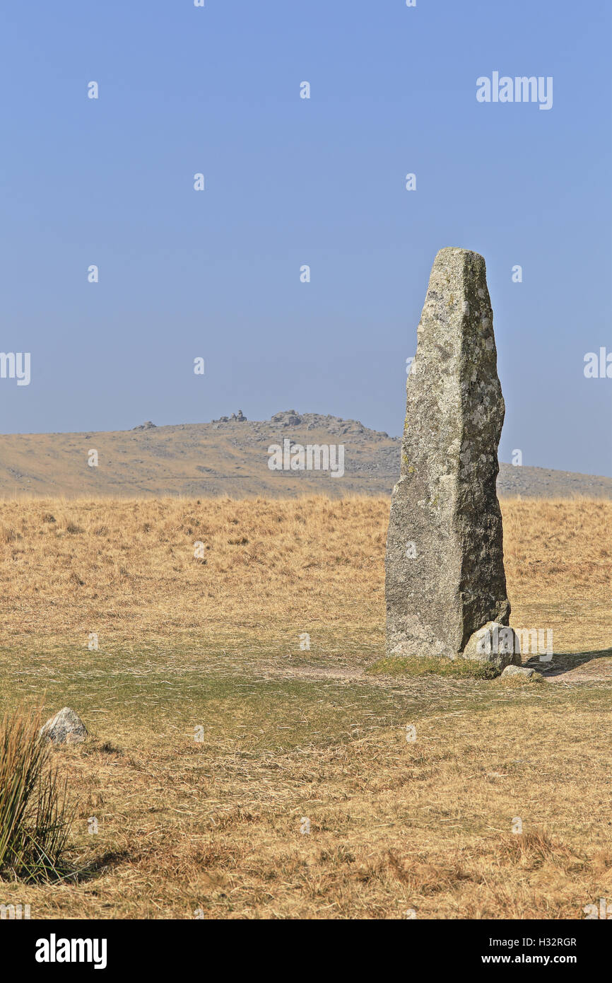 Merrivale dartmoor neolithic hdr hi-res stock photography and images ...