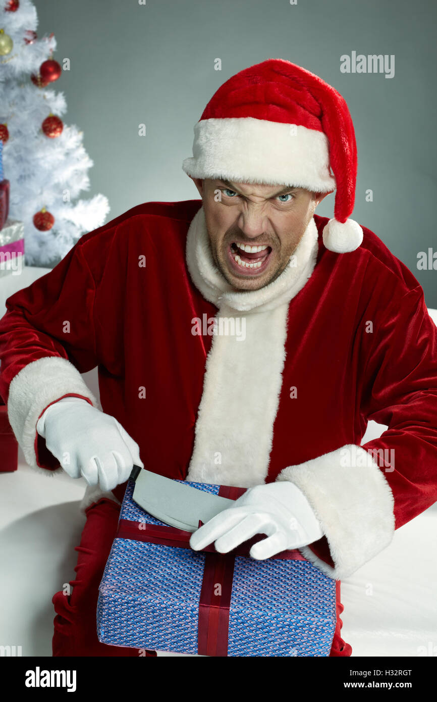 Santa claus hooligan hi-res stock photography and images - Alamy