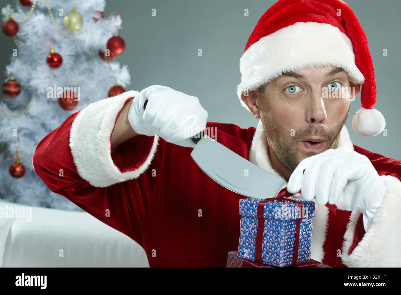 Mad santa hi-res stock photography and images - Alamy