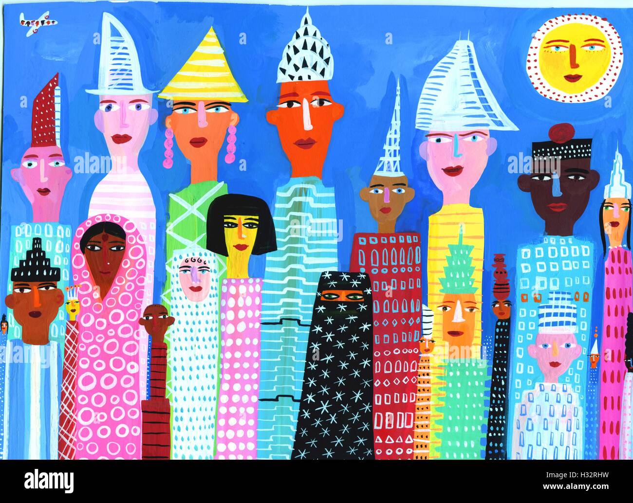 Multicultural man leaping hi-res stock photography and images - Alamy