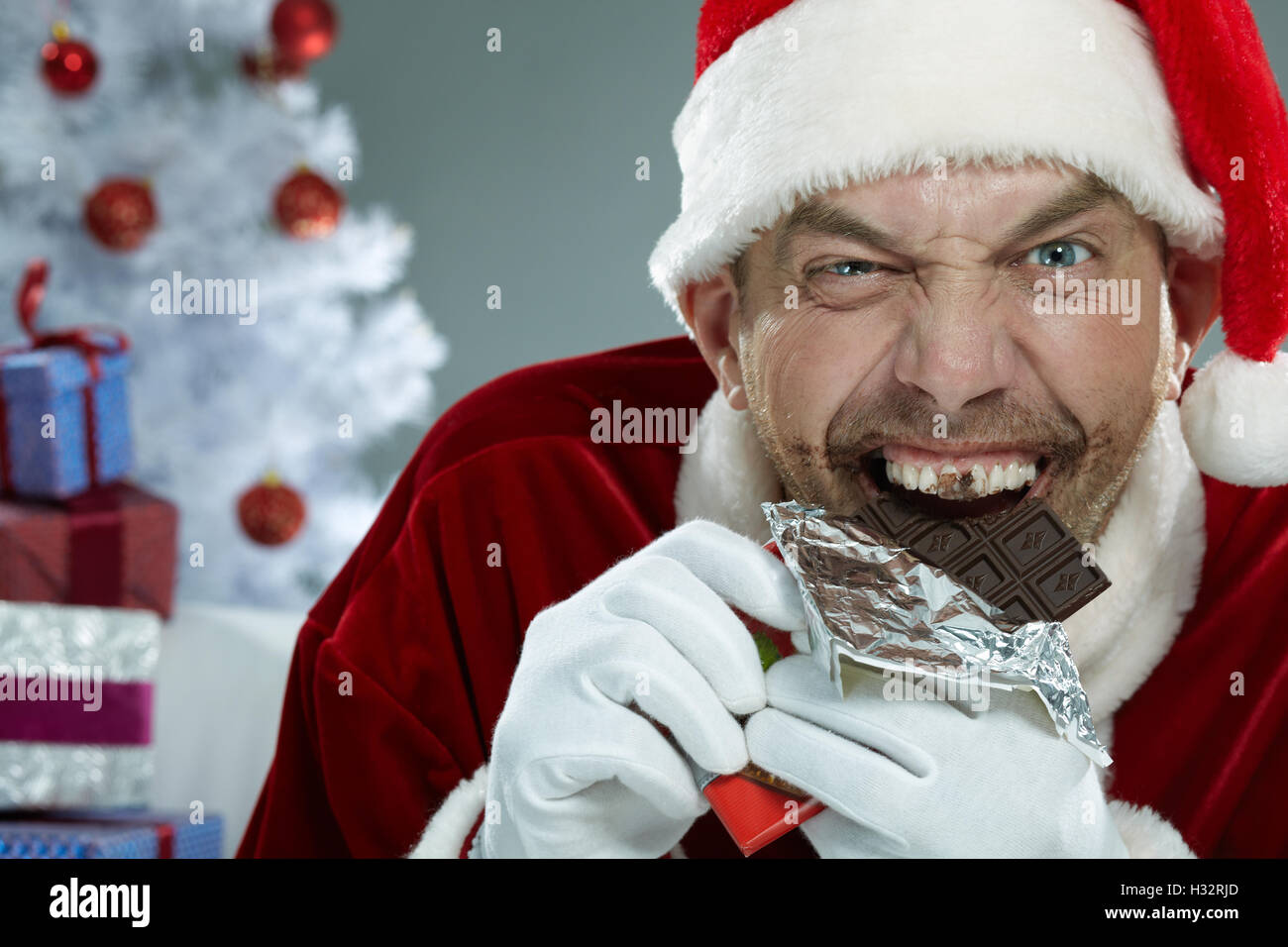Crazy sweet tooth Stock Photo - Alamy