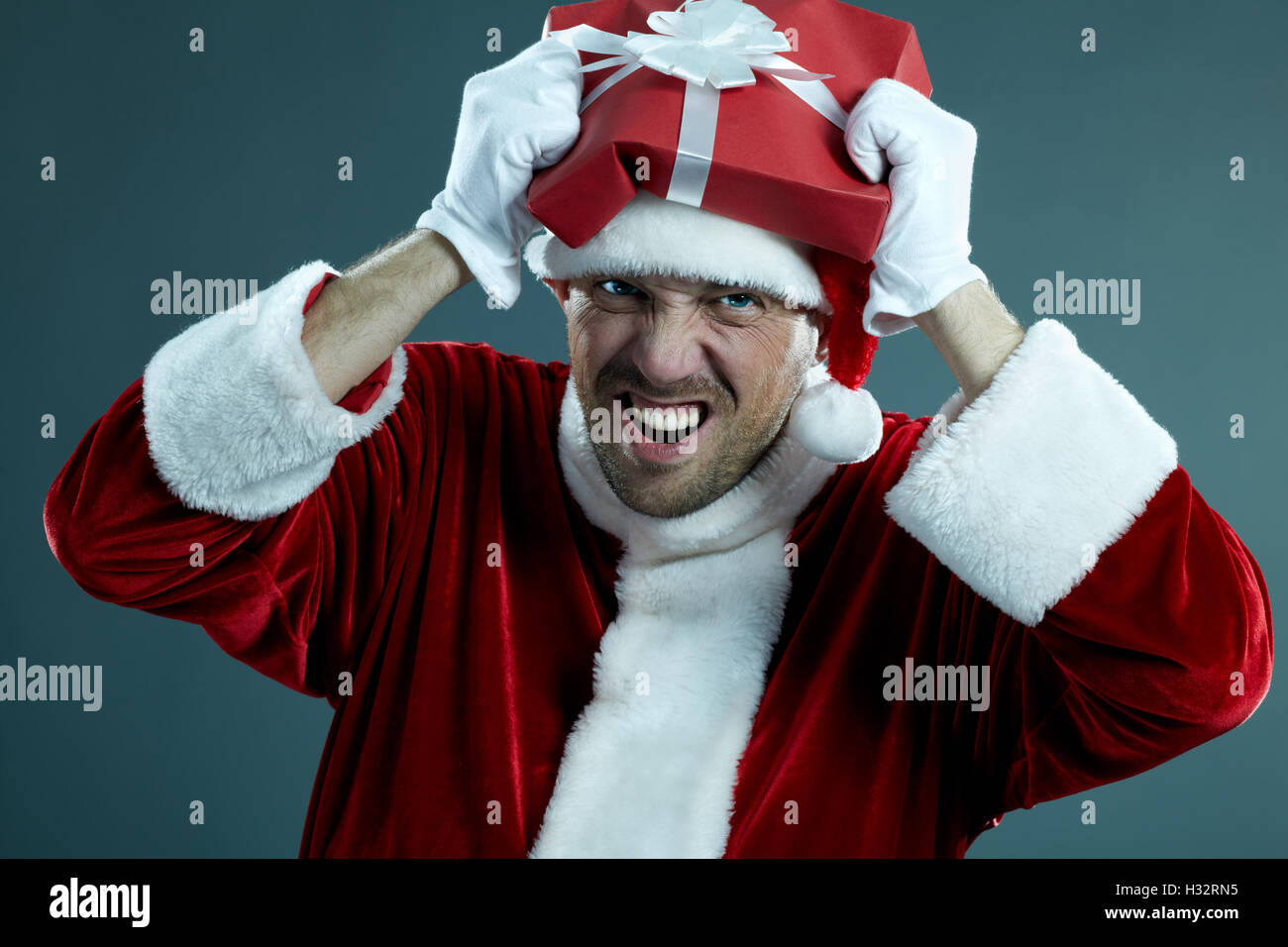 Mad santa hi-res stock photography and images - Alamy