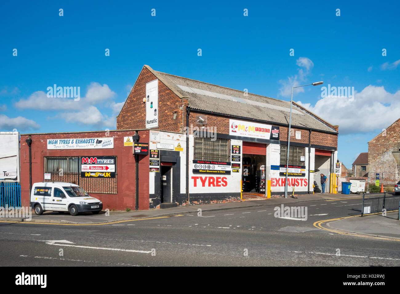 Small independent motor vehicle tyre and exhaust repair and replacement ...