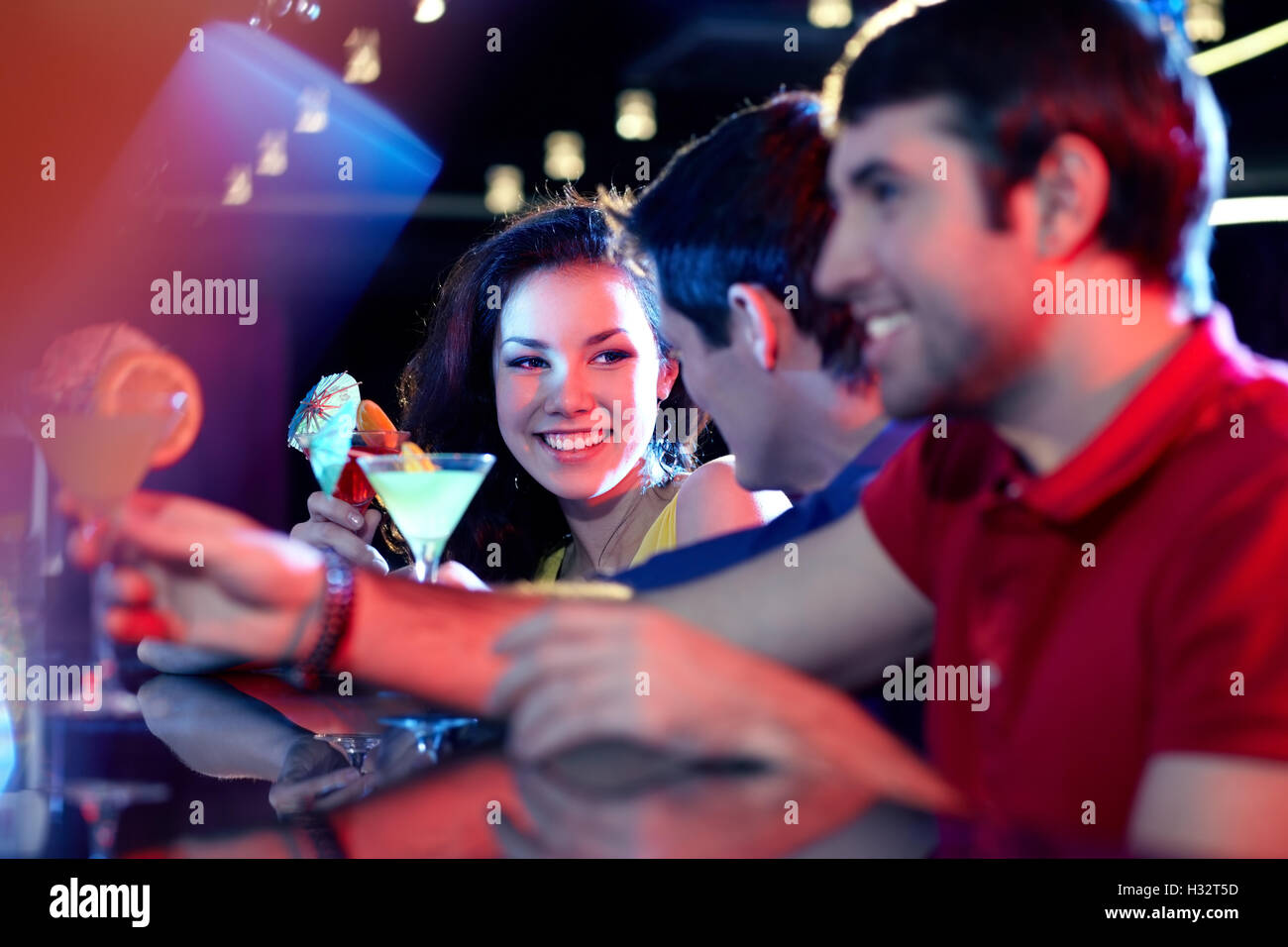 People at bar Stock Photo - Alamy